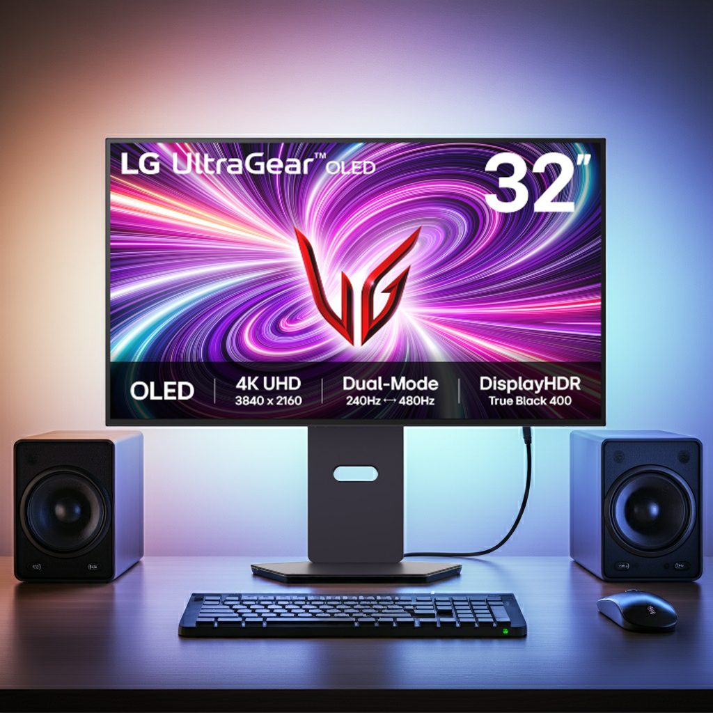 LG 32GS95UV-B 32" UltraGear™ Dual-Mode OLED Gaming Monitor — KJ ...