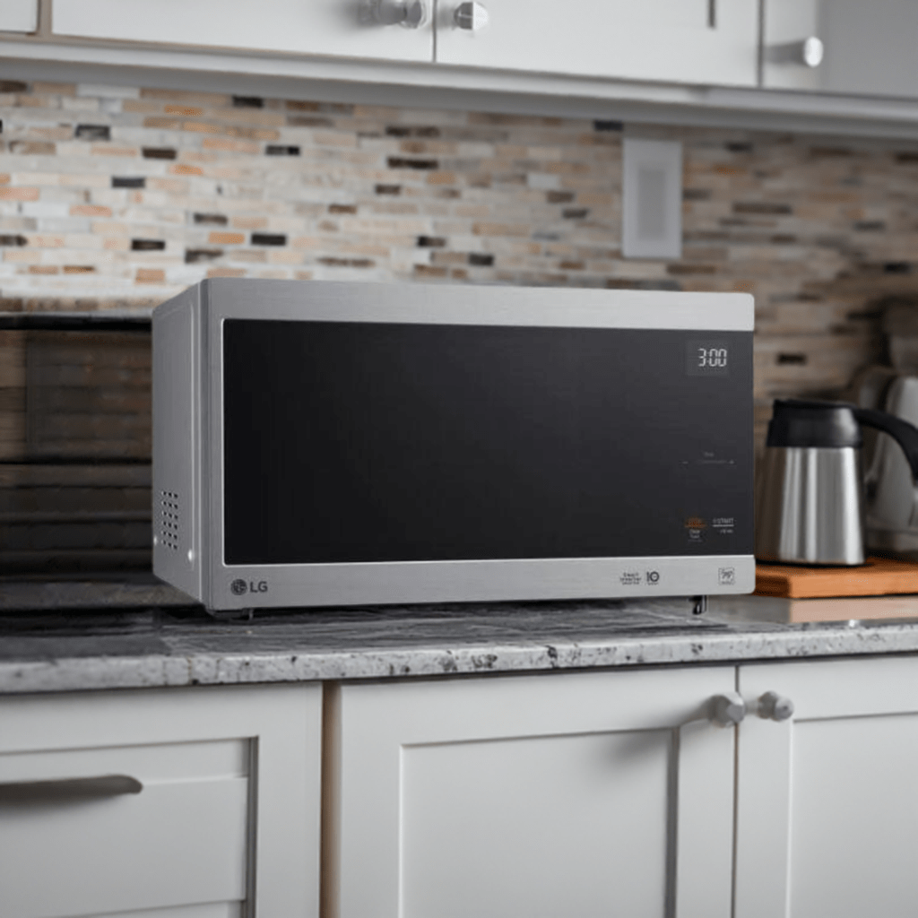 LG LMC1575ST 1.5 cu. ft. NeoChef™ Countertop Microwave with Smart Inve ...