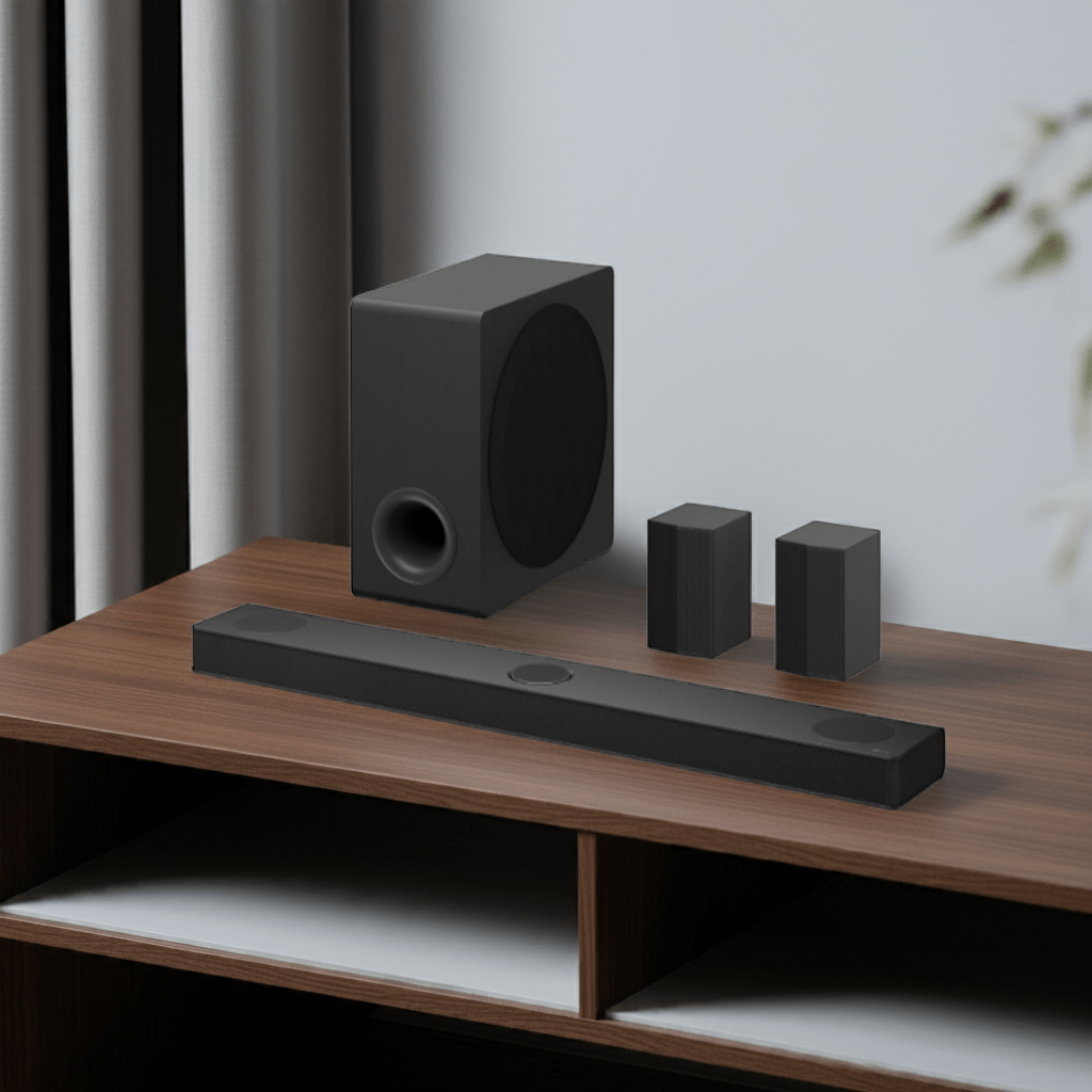 LG S80TR 580-Watt 5.1.3 Channel Sound Bar with Wireless Subwoofer & Re ...